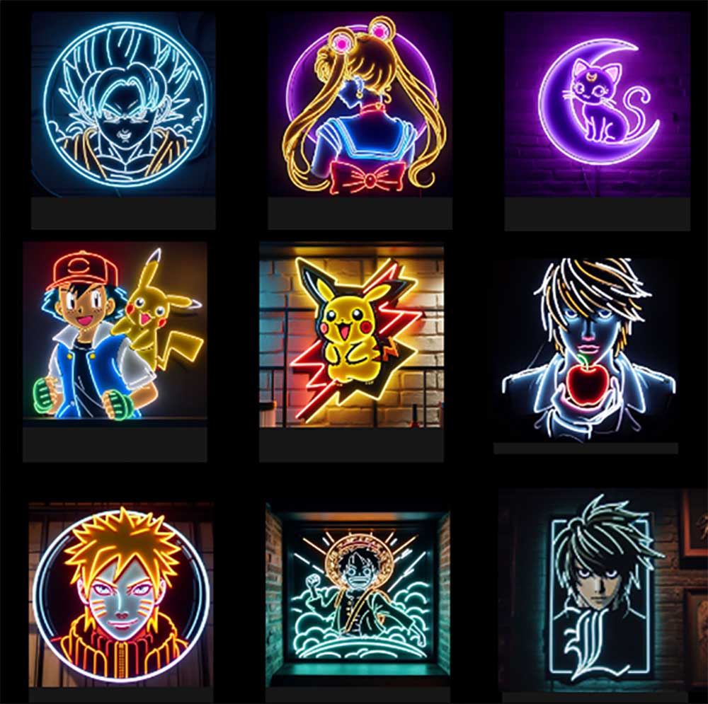 Anime Neon Signs – NeonSignly.com