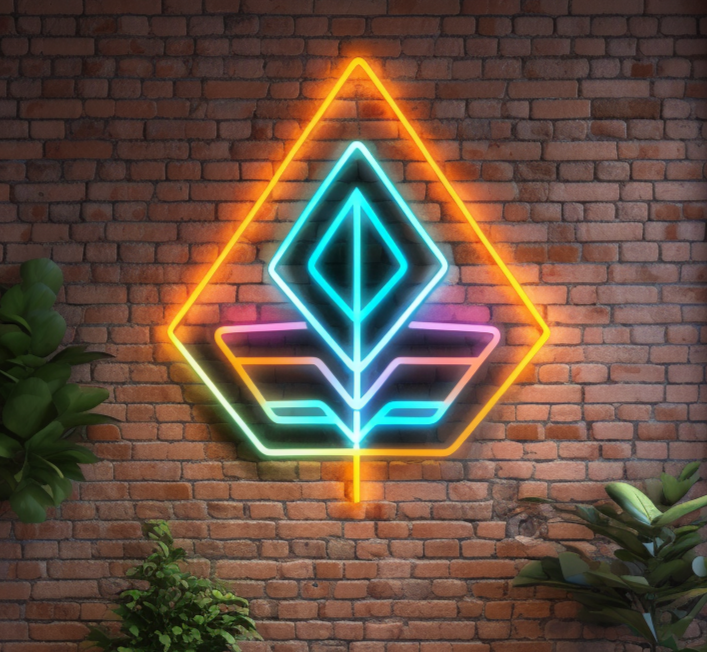"Growth" Geometric Neon Sign – NeonSignly.com