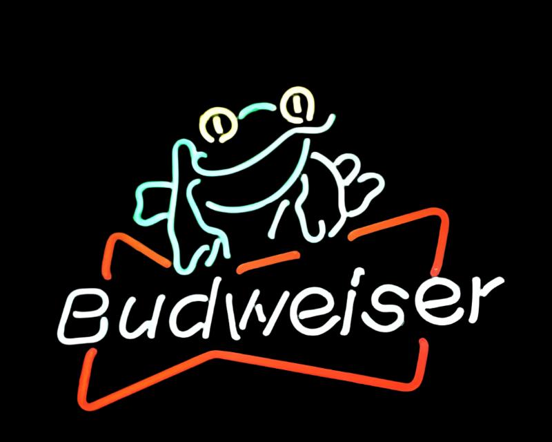 Budweiser Frog Neon Sign – NeonSignly.com